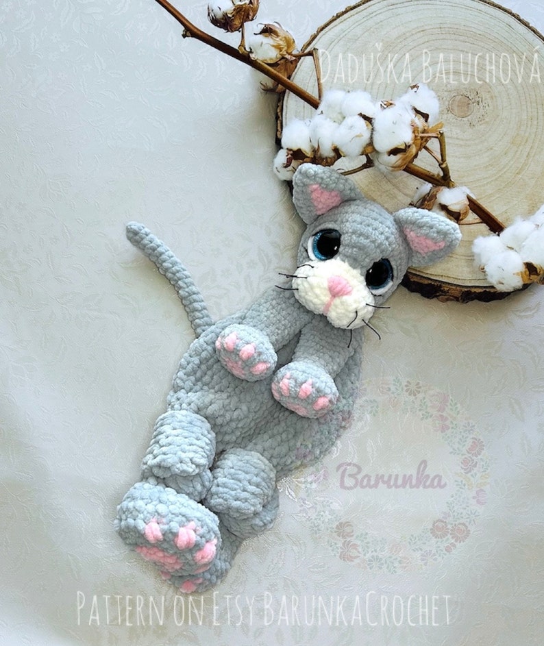 Crochet Kittens PATTERN PDF Crochet Kitty Cat Crochet Cat Lovey Crochet ...