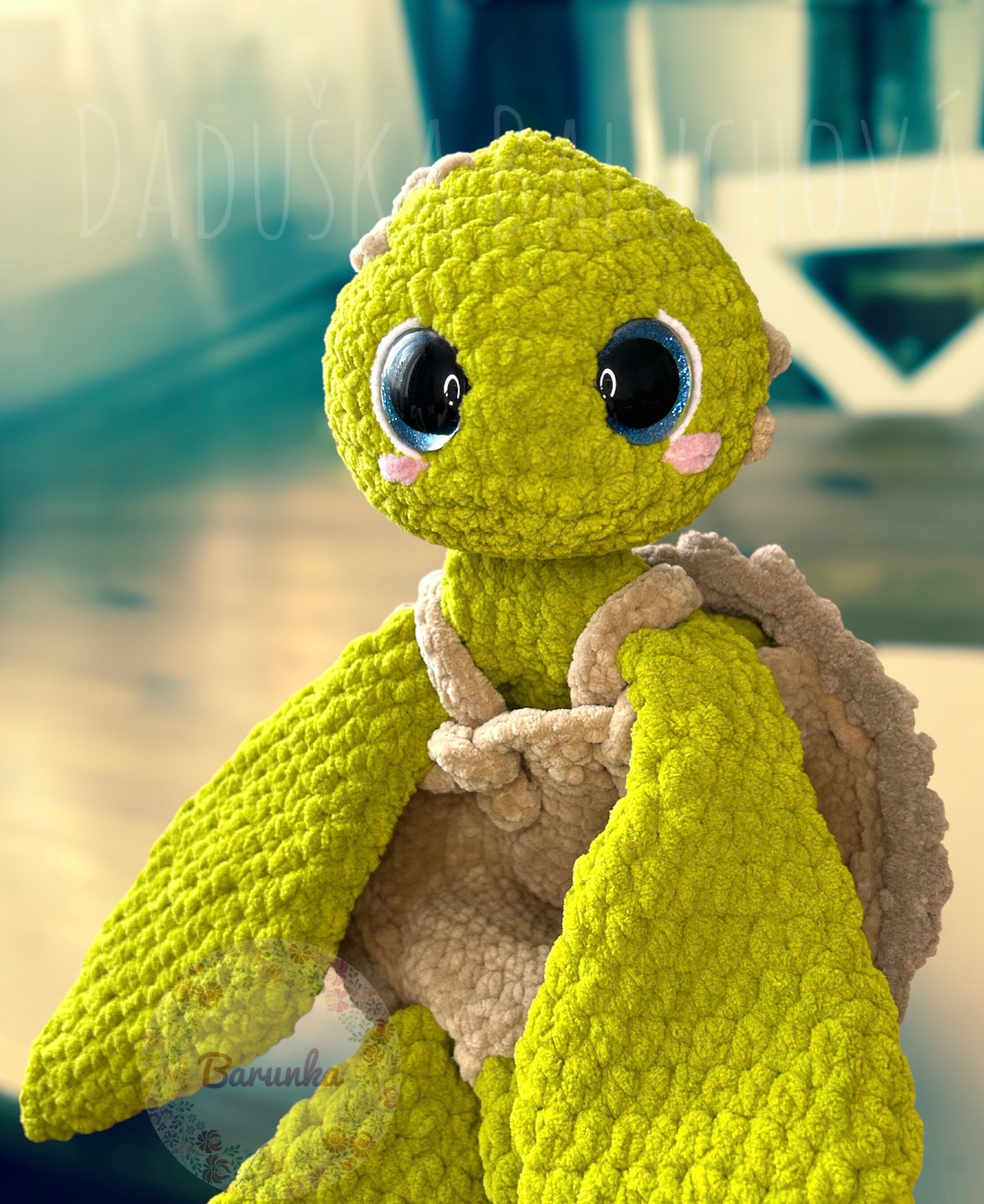 Crochet Turtle Pattern PDF - Crochet Soft Turtle Tutorial - Crochet ...