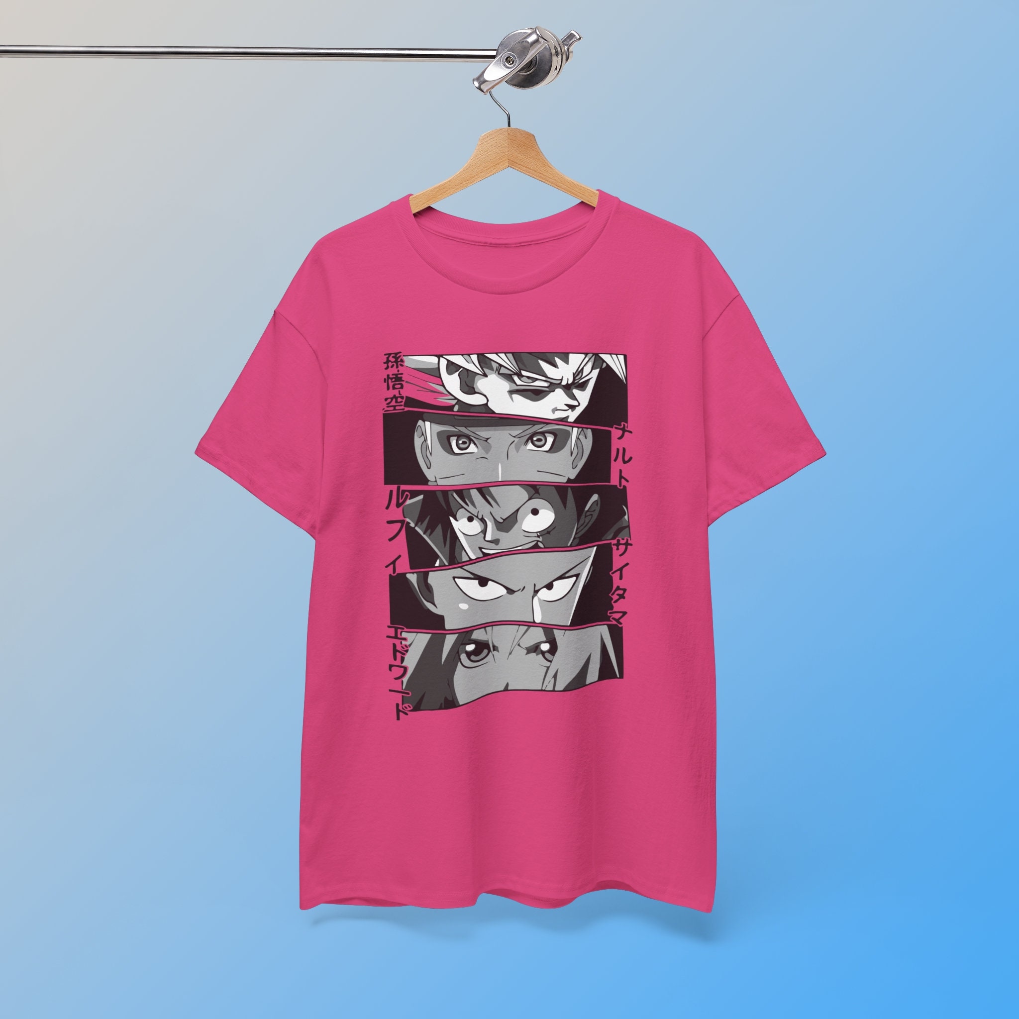 Anime Collaboration T Shirt, Iconic, Heros, Anime, Manga, Otaku, Gift ...