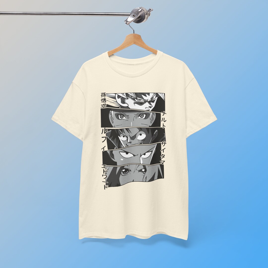 Anime Collaboration T Shirt, Iconic, Heros, Anime, Manga, Otaku, Gift ...