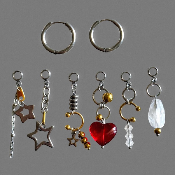Grunge Earrings - Etsy