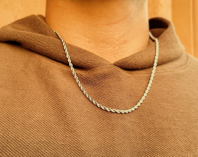 Stainless Steel Rope Chain | Rope Chain Necklace | Stainless Steel ...