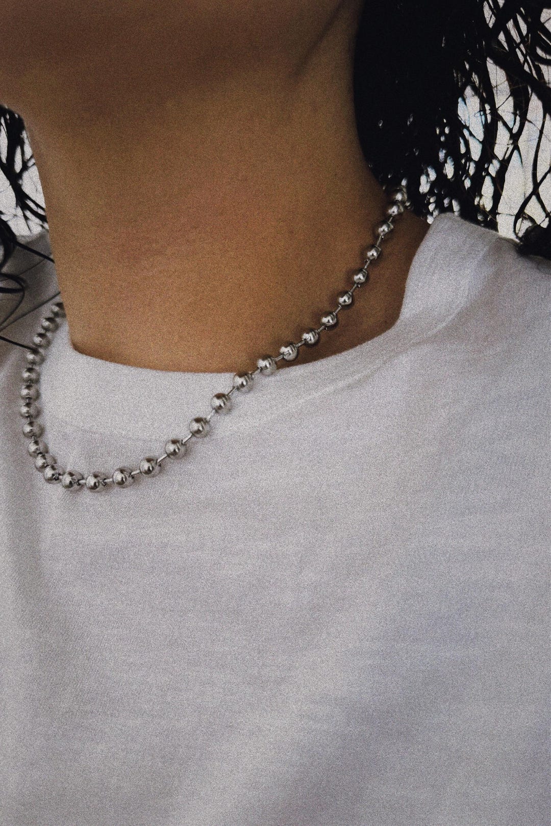 6mm Stainless Steel Ball Chain Necklace | Bold Chunky Necklace ...