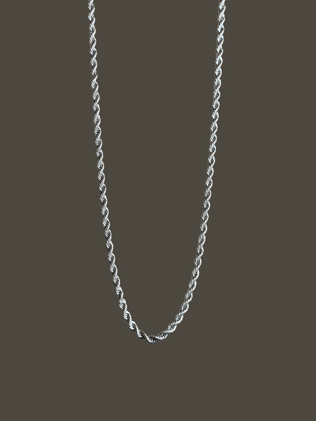 Stainless Steel Rope Chain Rope Chain Necklace Stainless Steel Chain ...
