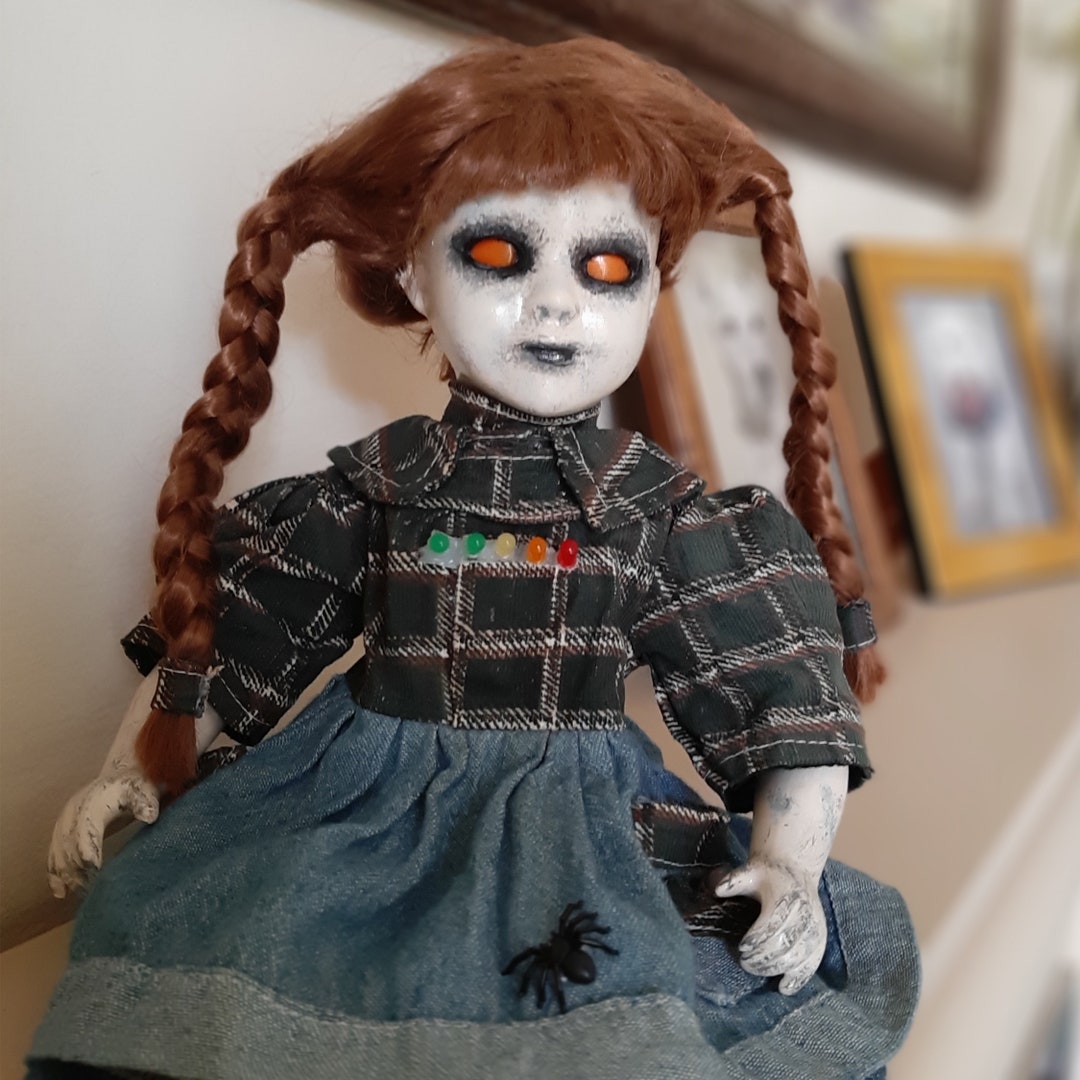 EMF Ghost Hunting Doll - Paranormal Seance Prop, K2 Meter, LED Eyes ...