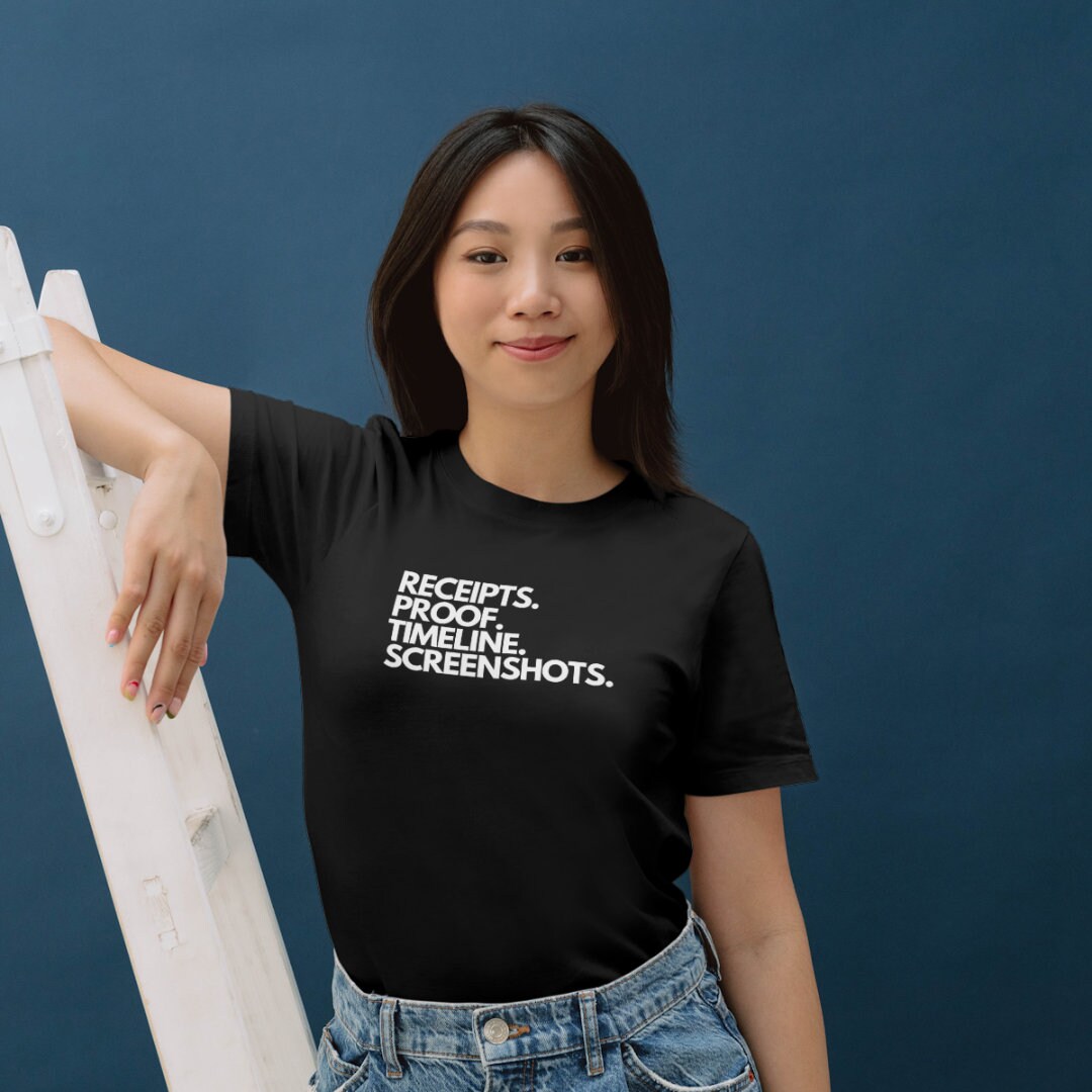 RECEIPTS PROOF TIMELINE Screenshots Salt Lake City Funny Unisex Garment ...