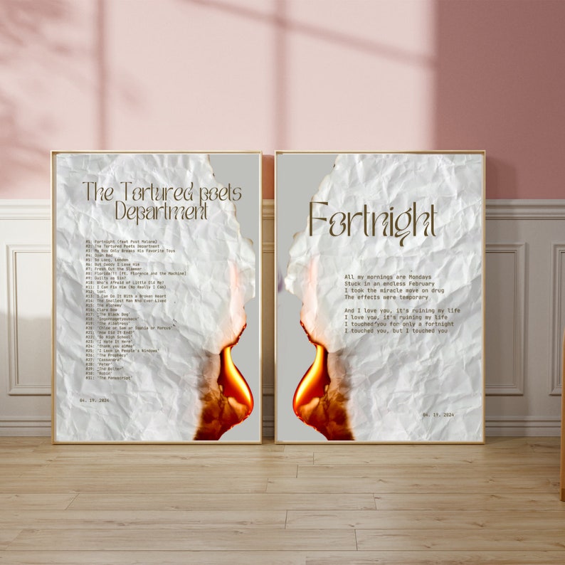 Taylor Swift 'the Tortured Poets Department' Digital Art Print TTPD ...