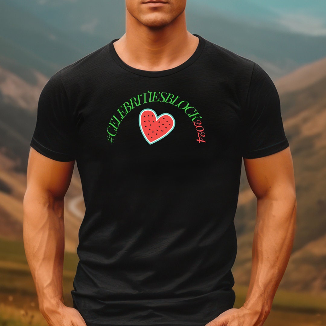 Celebrities Block 2024 Trend Tshirt Support for Palenstine Community ...