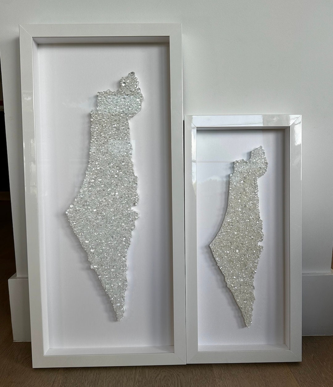 Medium Beaded Israel Map - Etsy