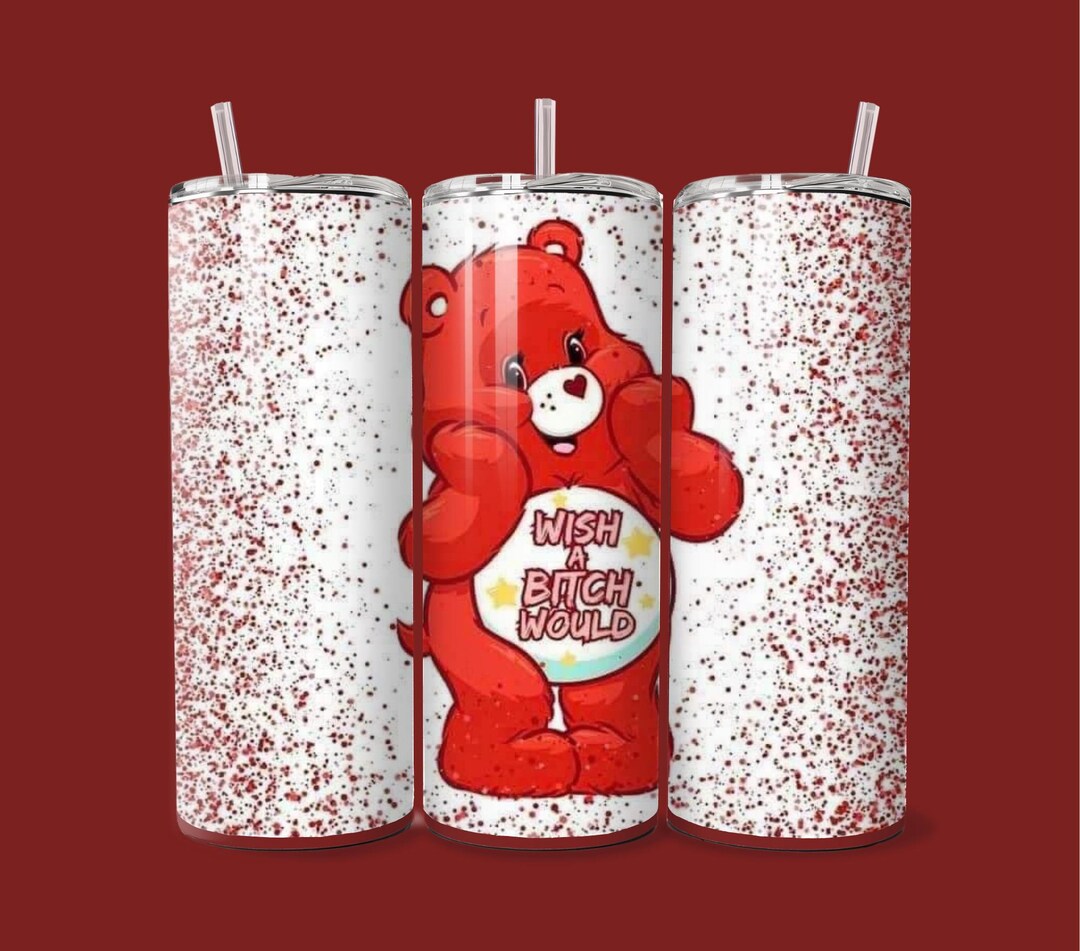 Red Care Bear - Etsy