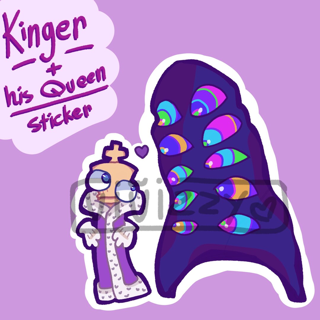 Kinger and His Queen Sticker | the Amazing Digital Circus | TADC - Etsy