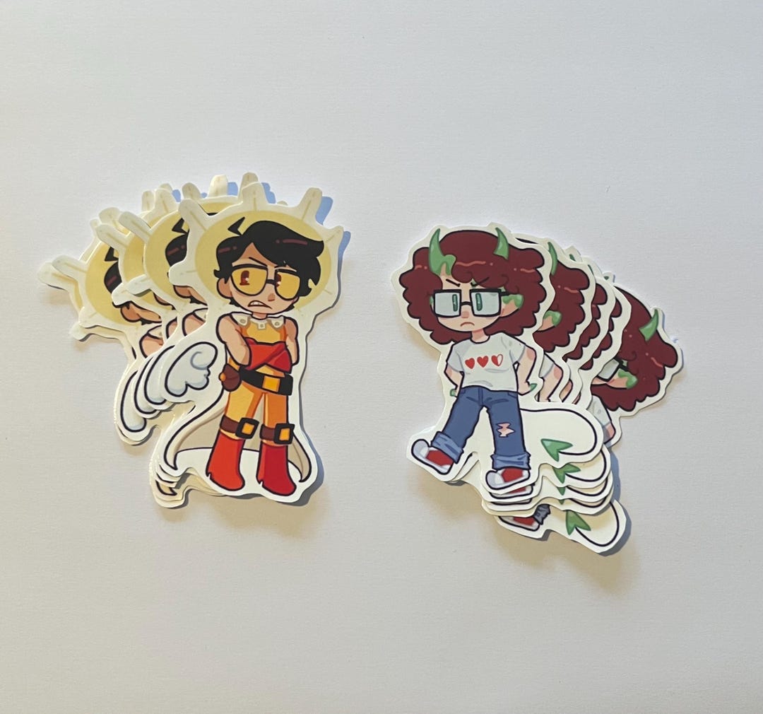 Slimeriana/slimecicle and El Mariana Sticker Duo - Etsy