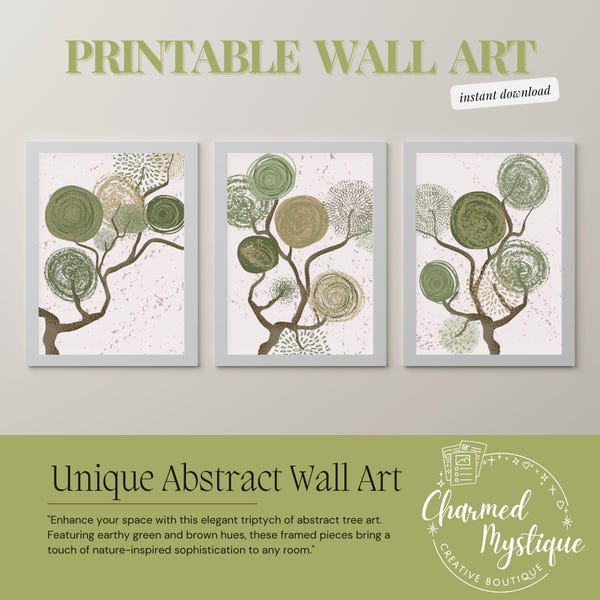 Abstract Trees - Etsy