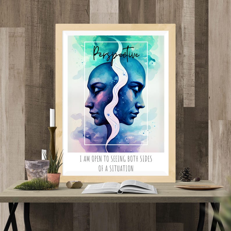 Perspective Art Print: Motivational Home Office Decor (digital Download ...