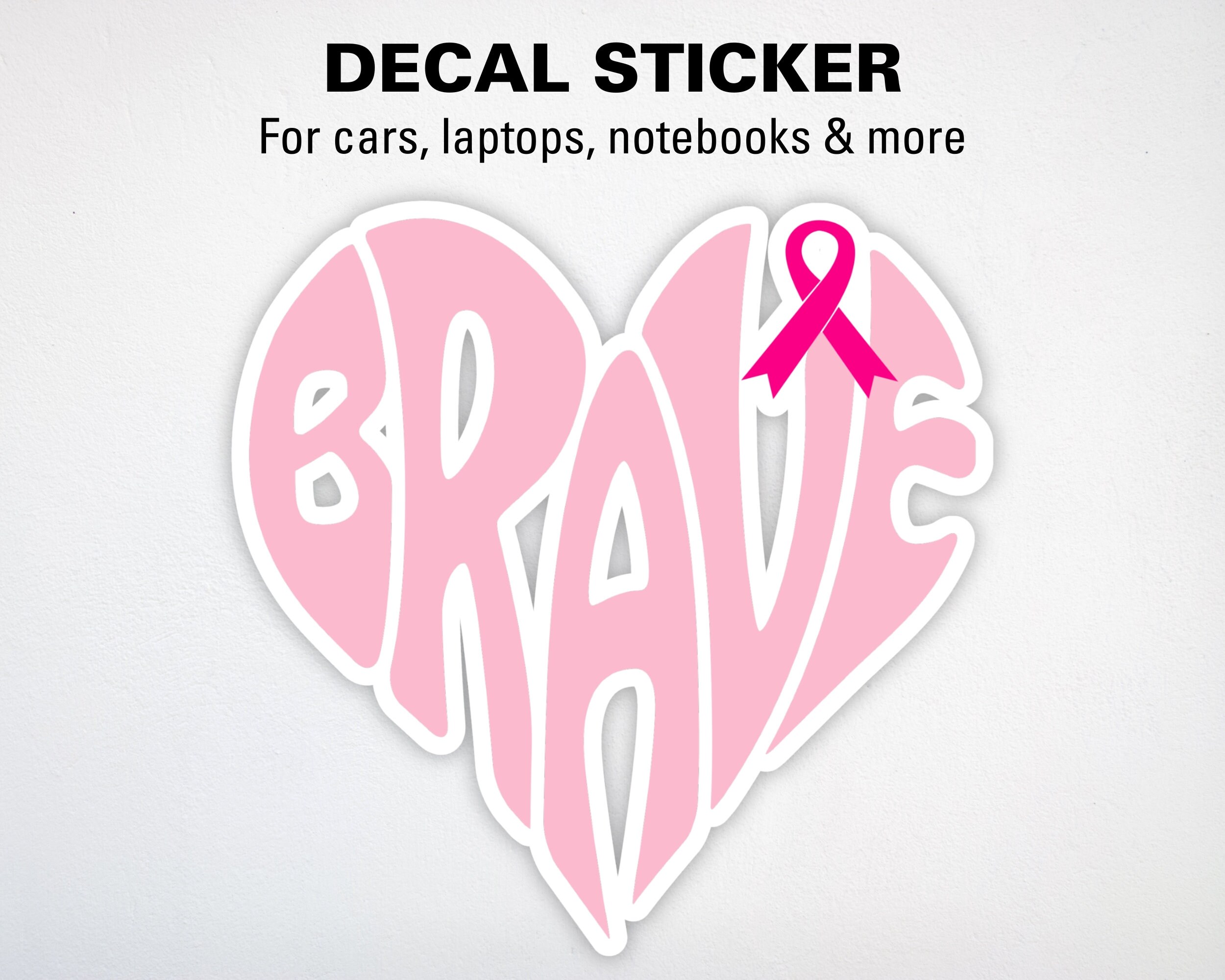Cancer Car Decal, Breast Cancer Decal for Car, Cancer Survivor Decal ...