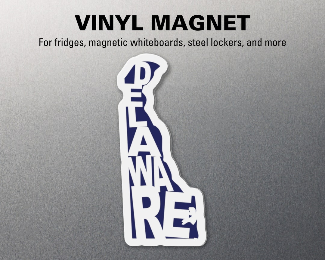 Delaware Magnet, Delaware Decor, Delaware State Magnet, State Home ...