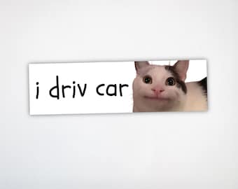 Meme Bumper Sticker gotta Go Fast, Sanic Car Sticker, Funny Millennial ...