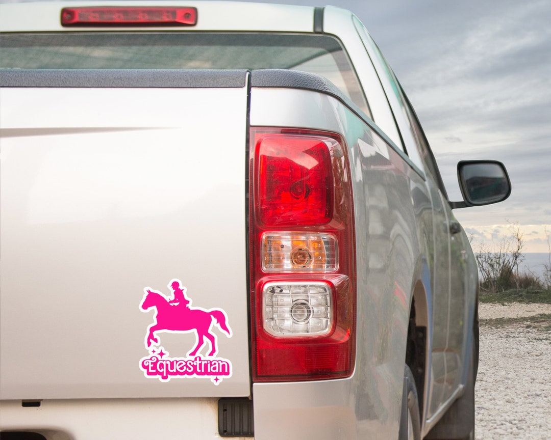 Equestrian Car Decal, Equestrian Bumper Sticker, Equestrian Decor ...
