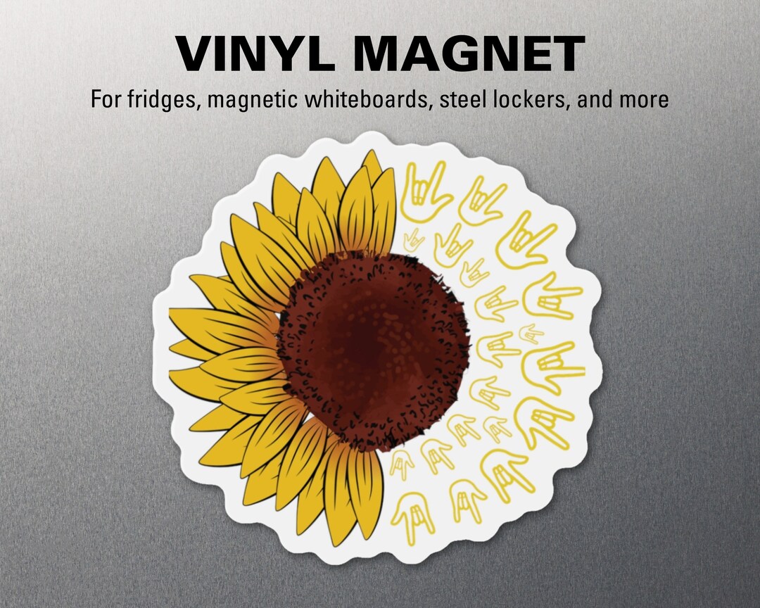 ASL Magnets, ASL Love Magnetic Stickers, ASL Art, Asl Interpreter ...