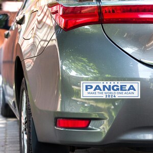 Pangea Bumper Sticker, Geology Bumper Sticker, Reunite Pangea, Bumper ...