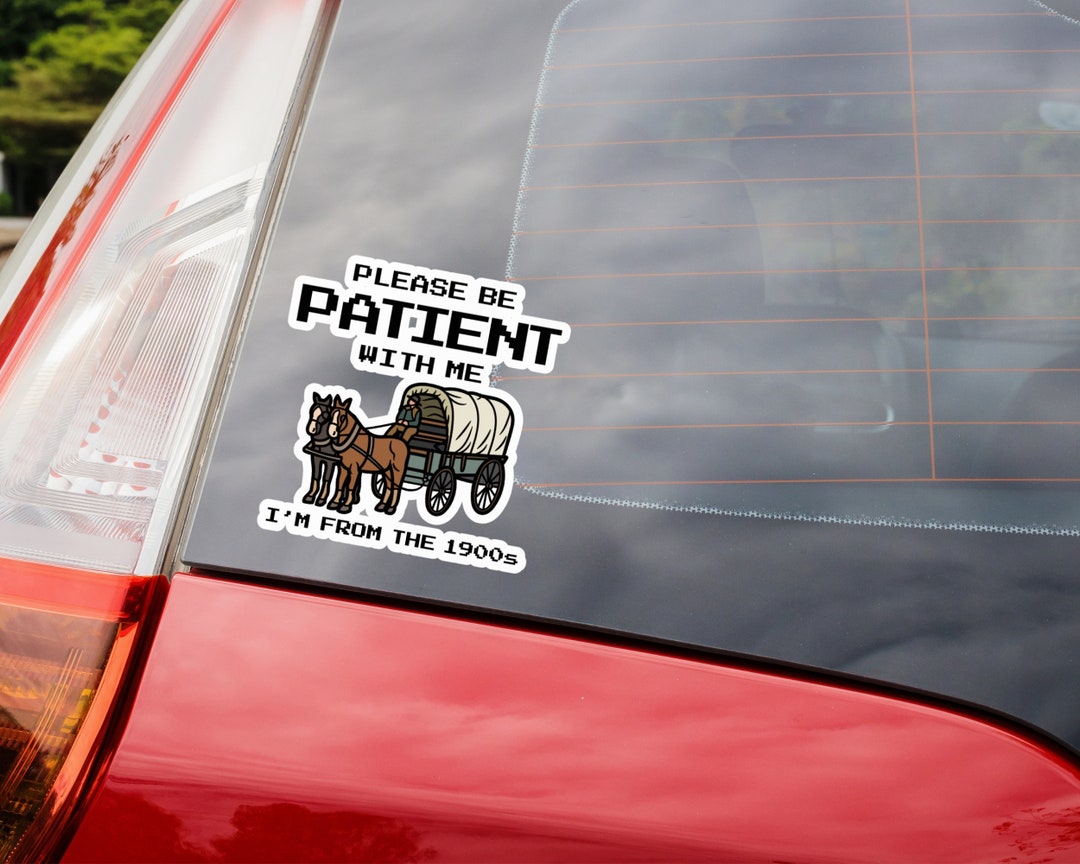 Bumper Stickers Gen Z, Unhinged Bumper Stickers, Merging Bumper ...