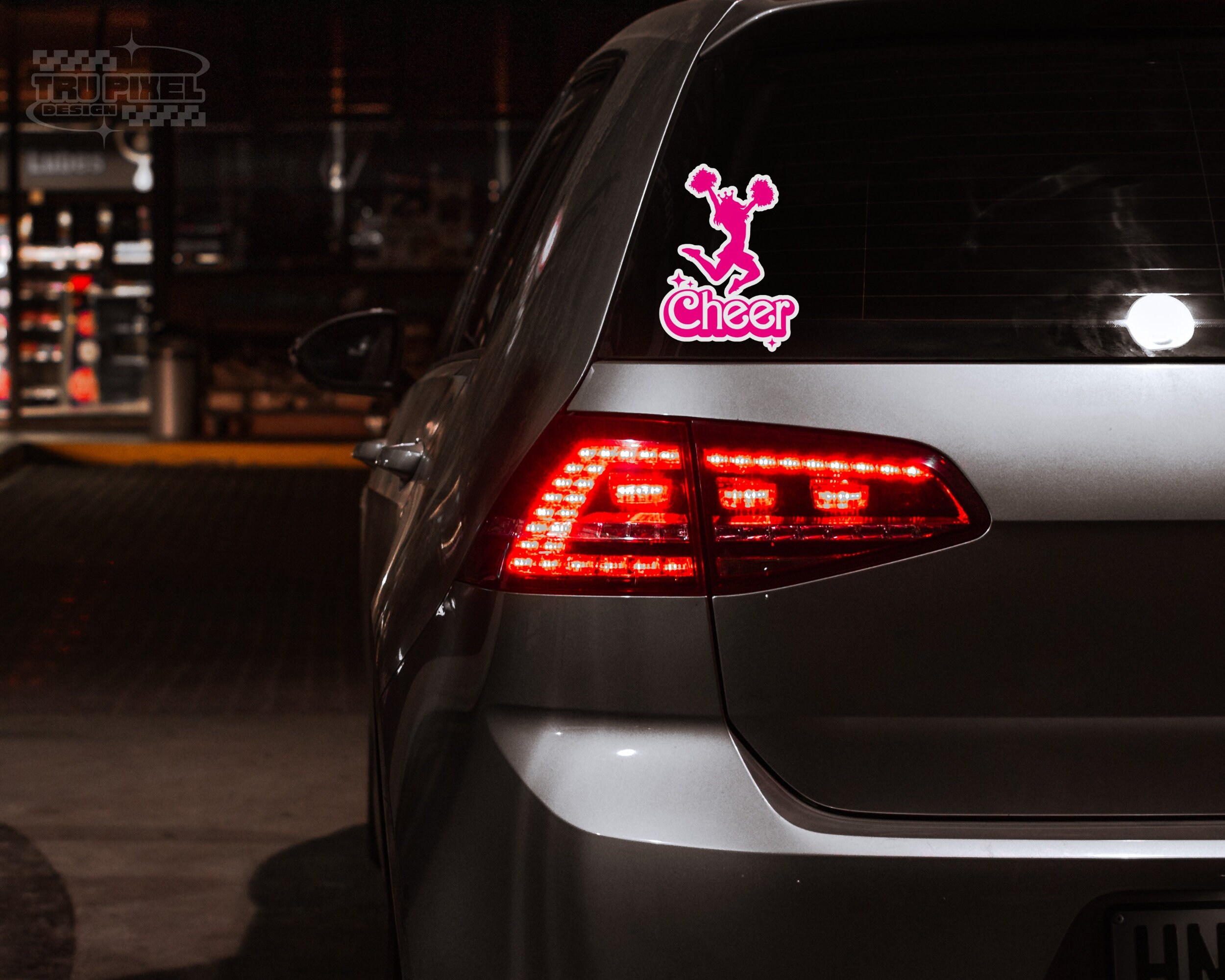 Cheer Car Decal, Cheerleader Decal Car, Cheer Bumper Sticker, Cheer ...