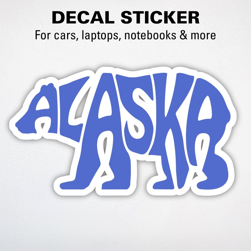 Alaska Car Decal - Etsy