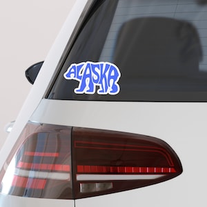 Alaska Car Decal, Alaska Bumper Sticker, Alaska Roots Decal, Alaska ...