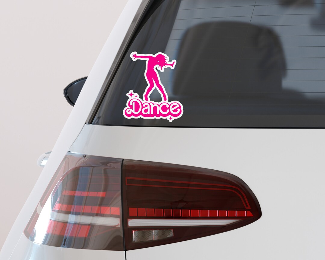 Dance Car Decal, Dancer Bumper Sticker, Dance Mom Car Decal, Dancer Car ...