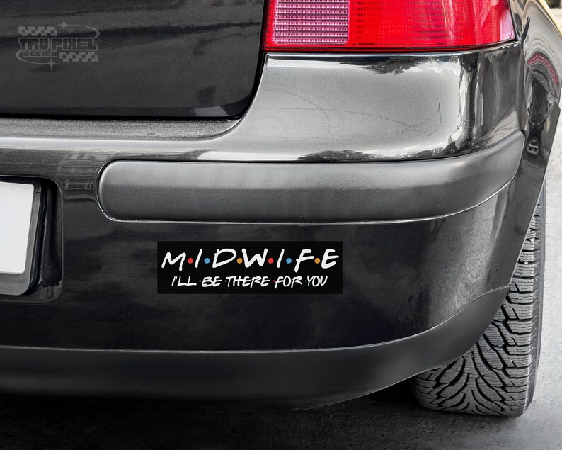Midwife Bumper Sticker, Nurse Bumper Sticker, Midwife Student Sticker ...