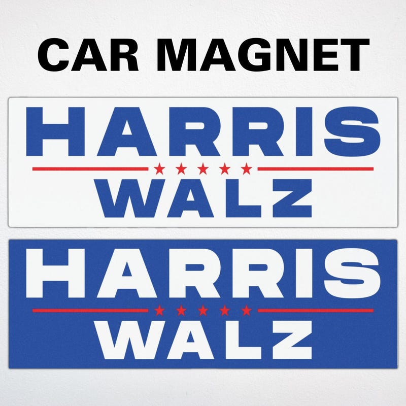Harris Walz Car Magnet - Etsy