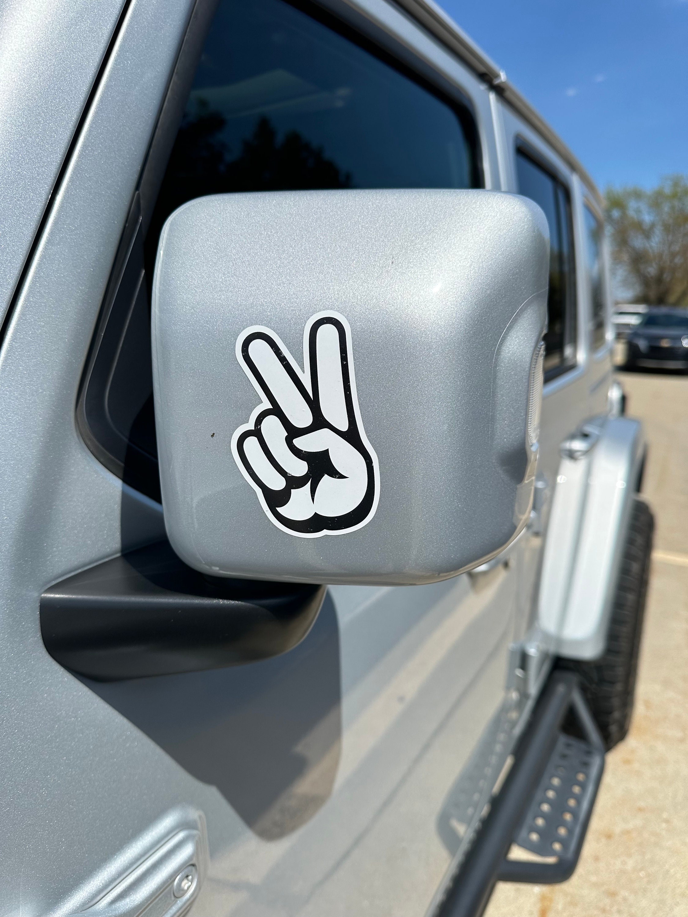 The "wave" Car Decal | Funny Sticker | Novelty Gift - Etsy