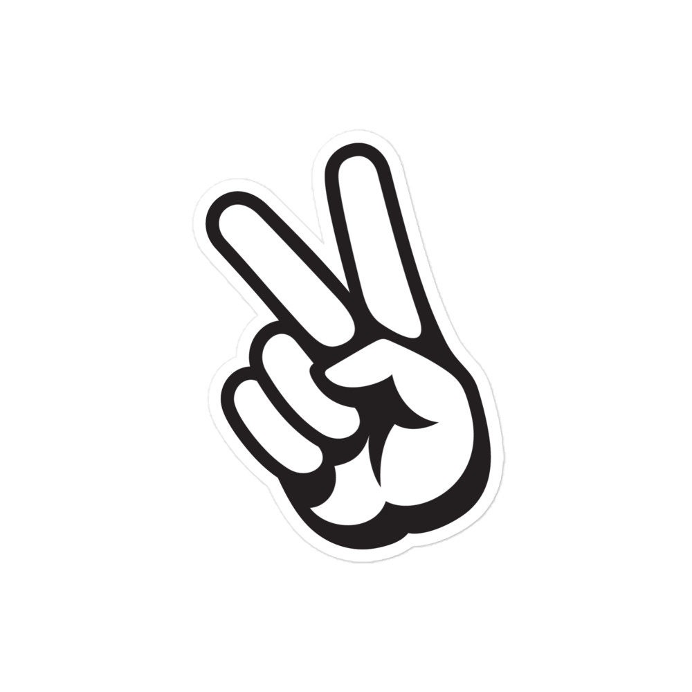 The "wave" Car Decal | Funny Sticker | Novelty Gift - Etsy