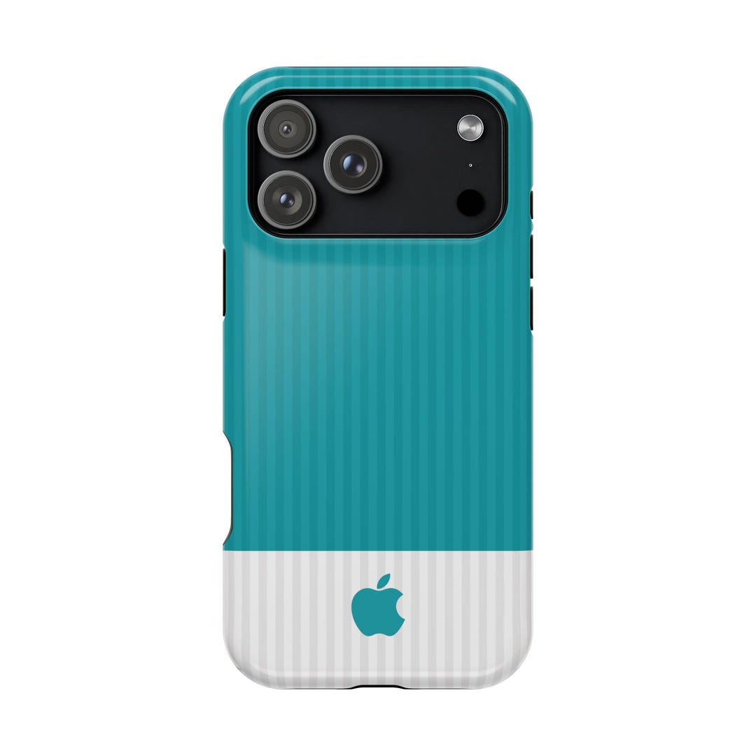 Retro Mac G3 Themed Blueberry Magsafe Tough Cases for iPhone 17, 16, 15 ...
