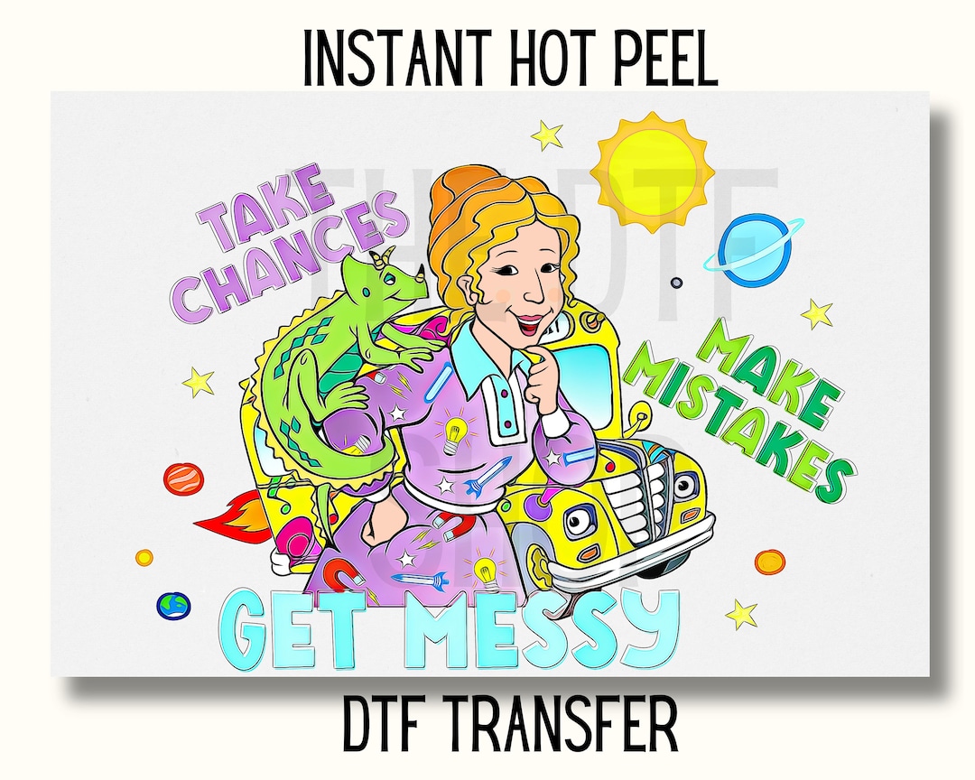 School DTF Transfer, Teacher DTF Transfer, Hot Peel Dtf, Back to School ...