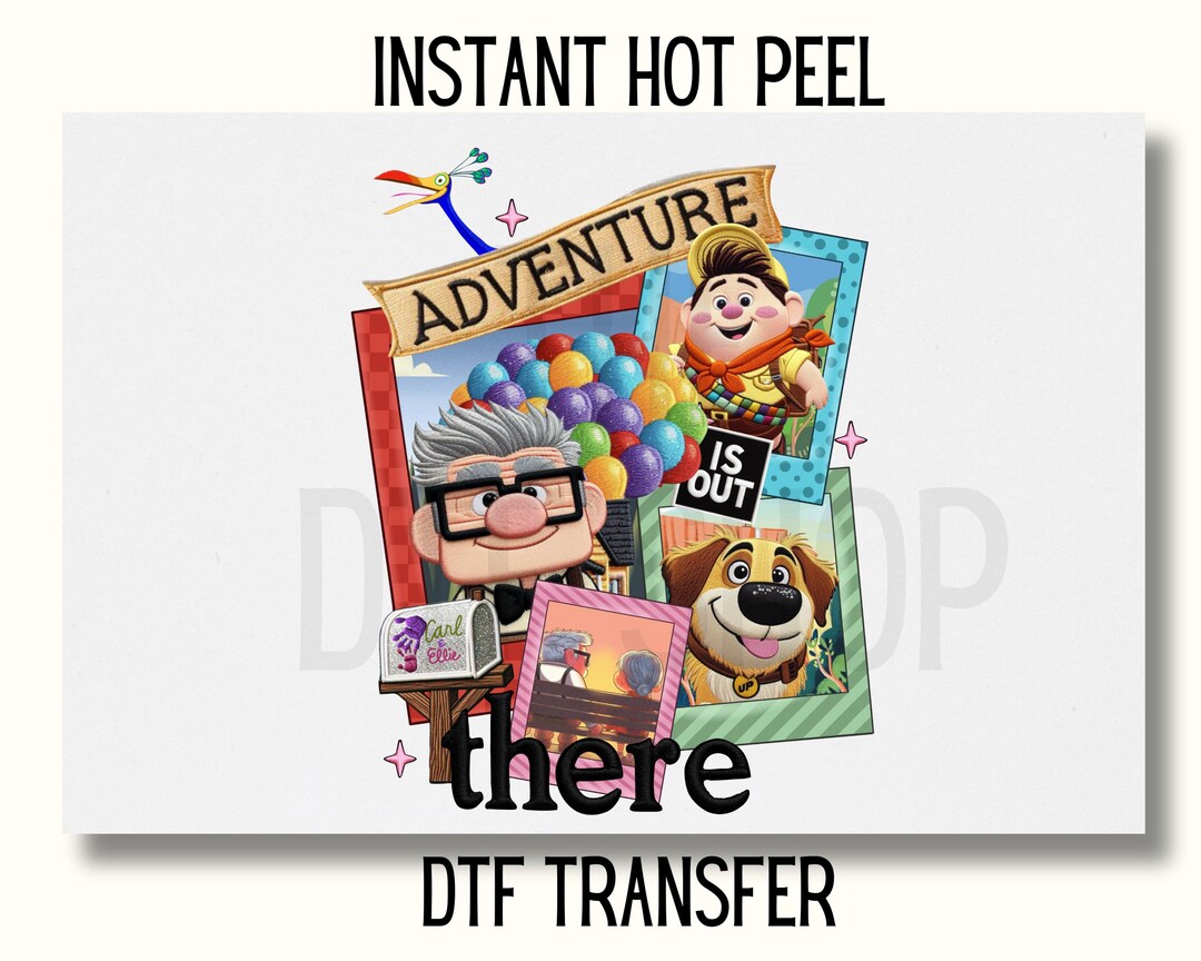 Disney up Dtf Transfer Disneyland UP DTF Transfer Ready to Press ...