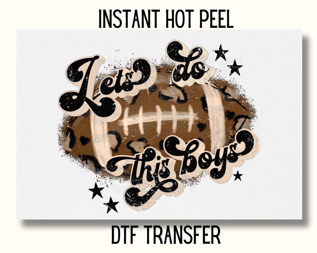 Football DTF Transfer, Football DTF Transfer Ready to Press, Lets Do ...