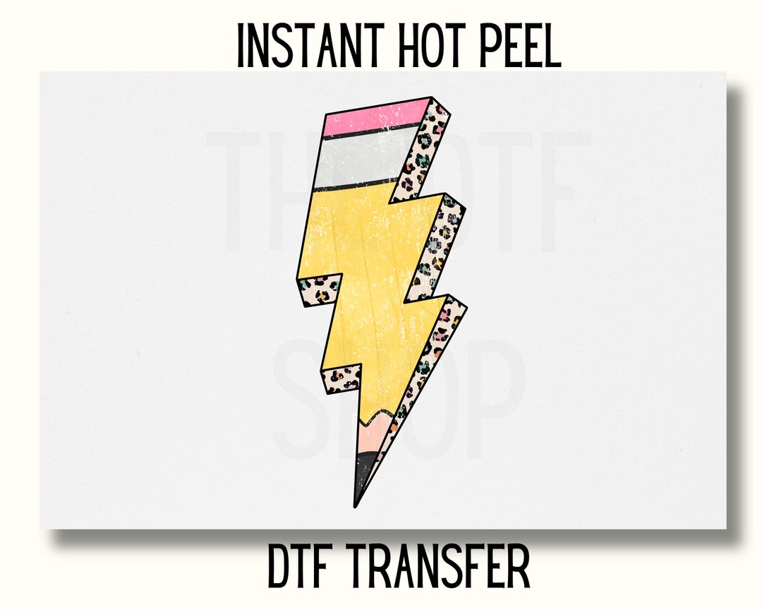 School DTF Transfer, Teacher DTF Transfer Ready to Press, Hot Peel Dtf ...