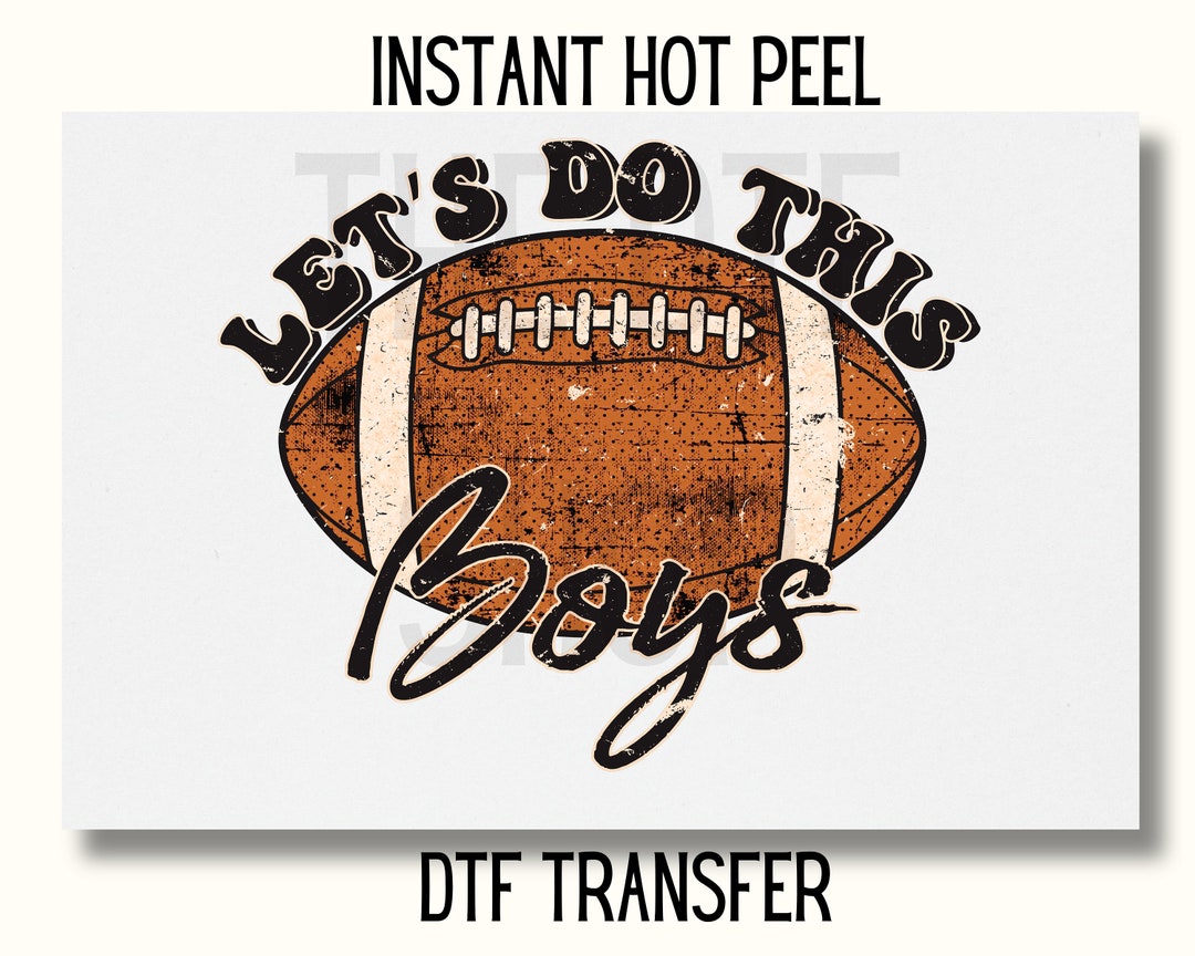 Football DTF Transfer, Football DTF Transfer Ready to Press, Lets Do ...