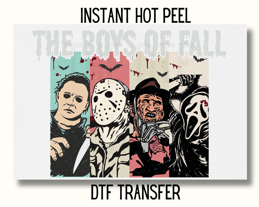 Halloween DTF Uv Dtf Sticker Boys of Fall DTF Transfer Ready to Press ...
