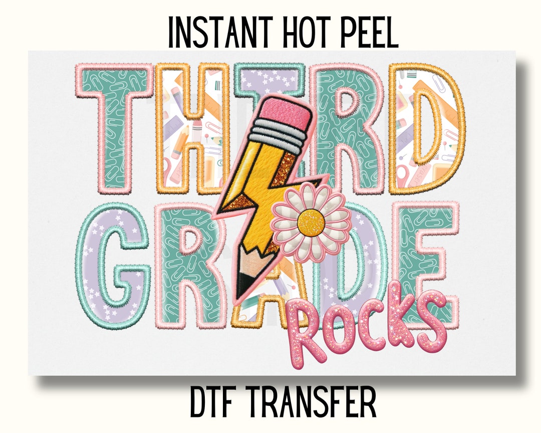 School DTF Transfer, School DTF Transfer Ready to Press, Hot Peel Dtf ...