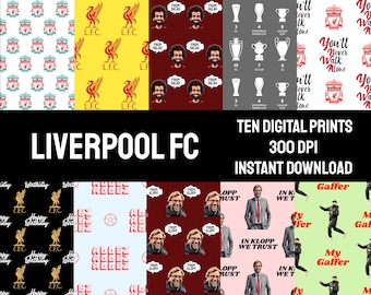 Barcelona Barca Digital Prints | Wrapping Paper Pack | Seamless Pattern ...