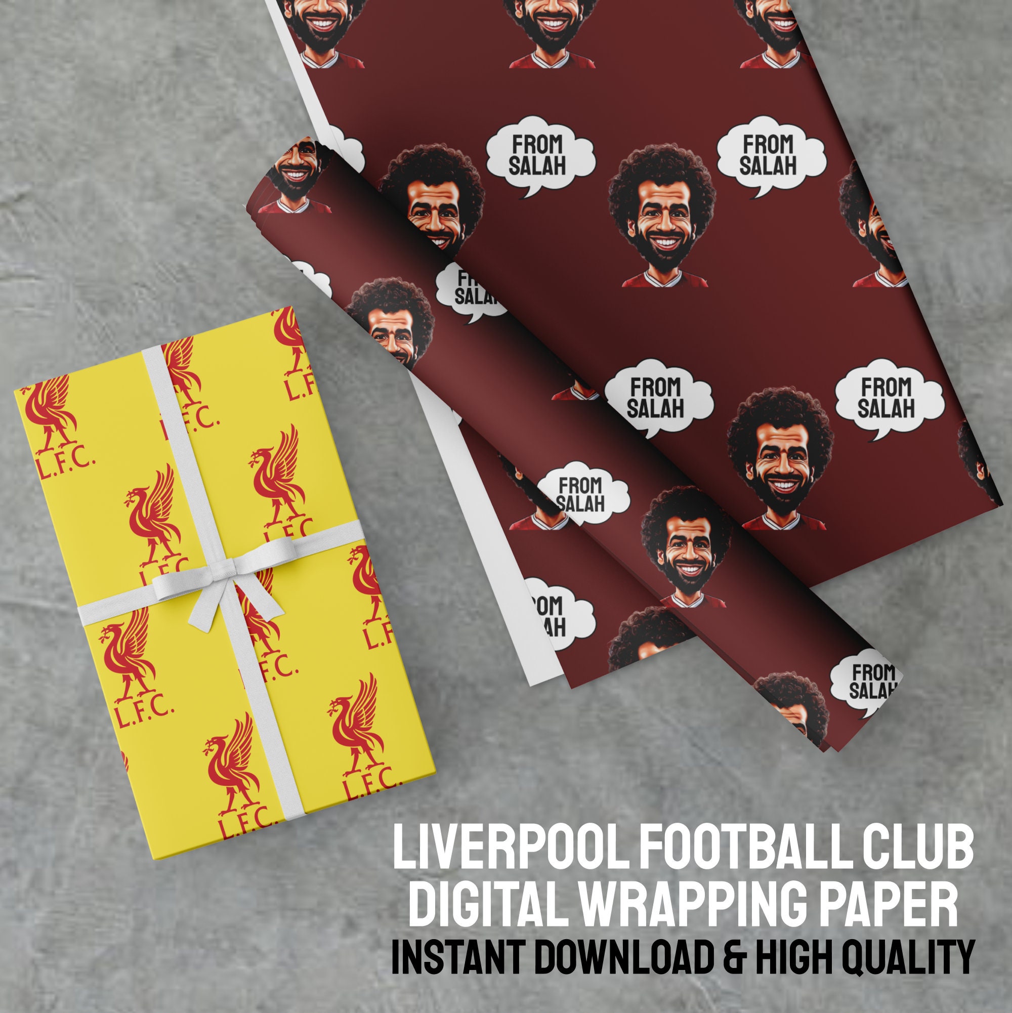 Liverpool FC Digital Prints | Wrapping Paper Pack | Seamless Pattern ...