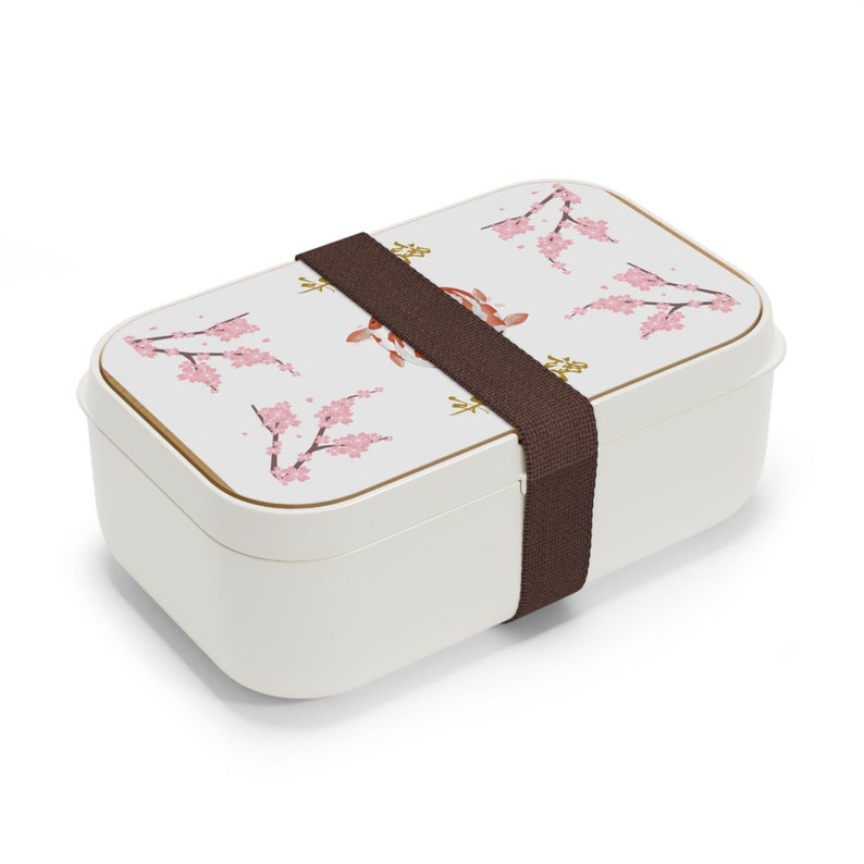Japanese Bento Box – Sakura, Koi, Wooden - Eco Friendly, Stackable ...