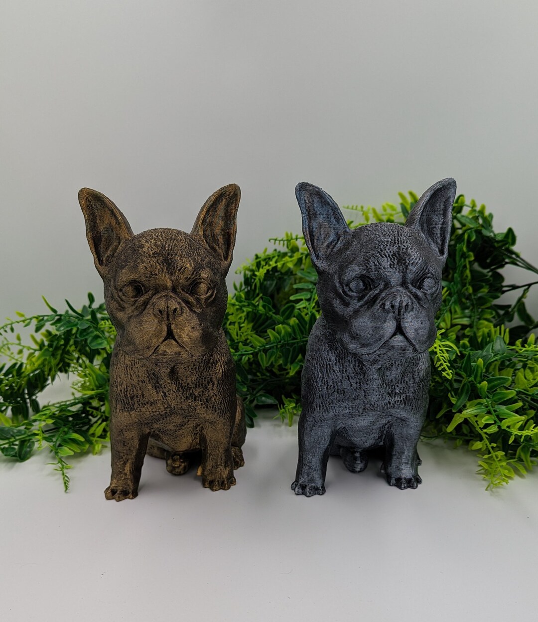 3d Printed French Bulldog in Gold or Silver, 3d Filament - Etsy