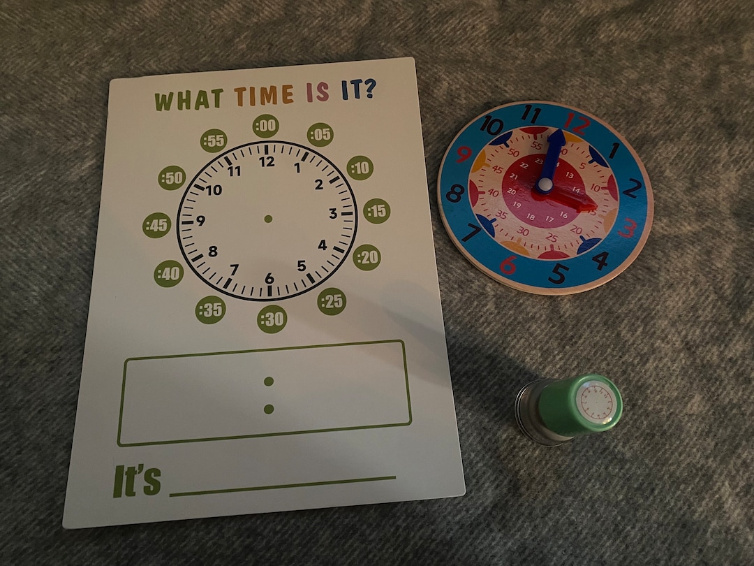 Telling the Time (analogue and Digital) Maths Resources - Etsy