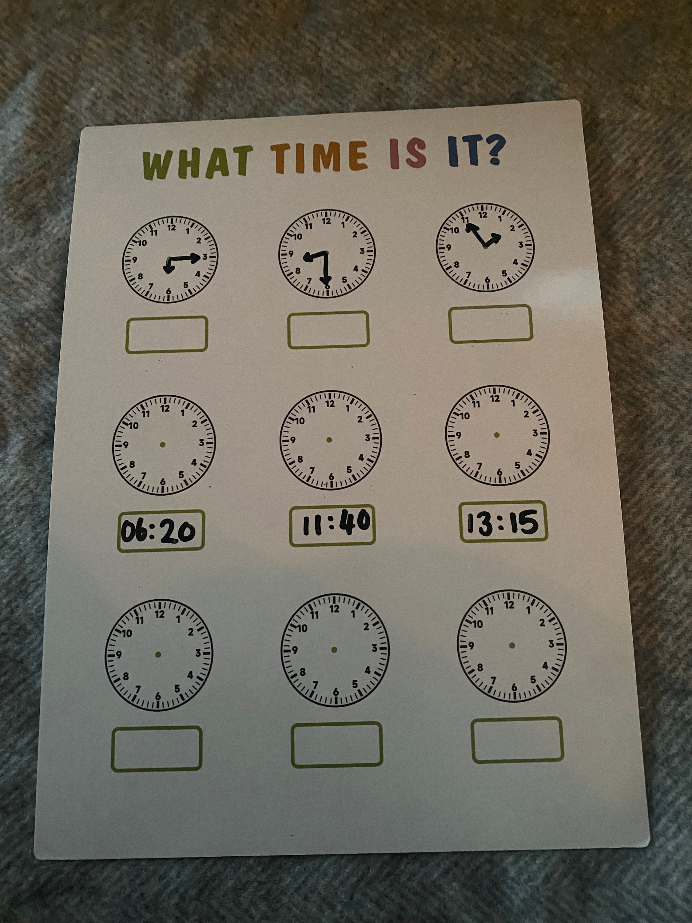 Telling the Time analogue and Digital Maths Resources - Etsy