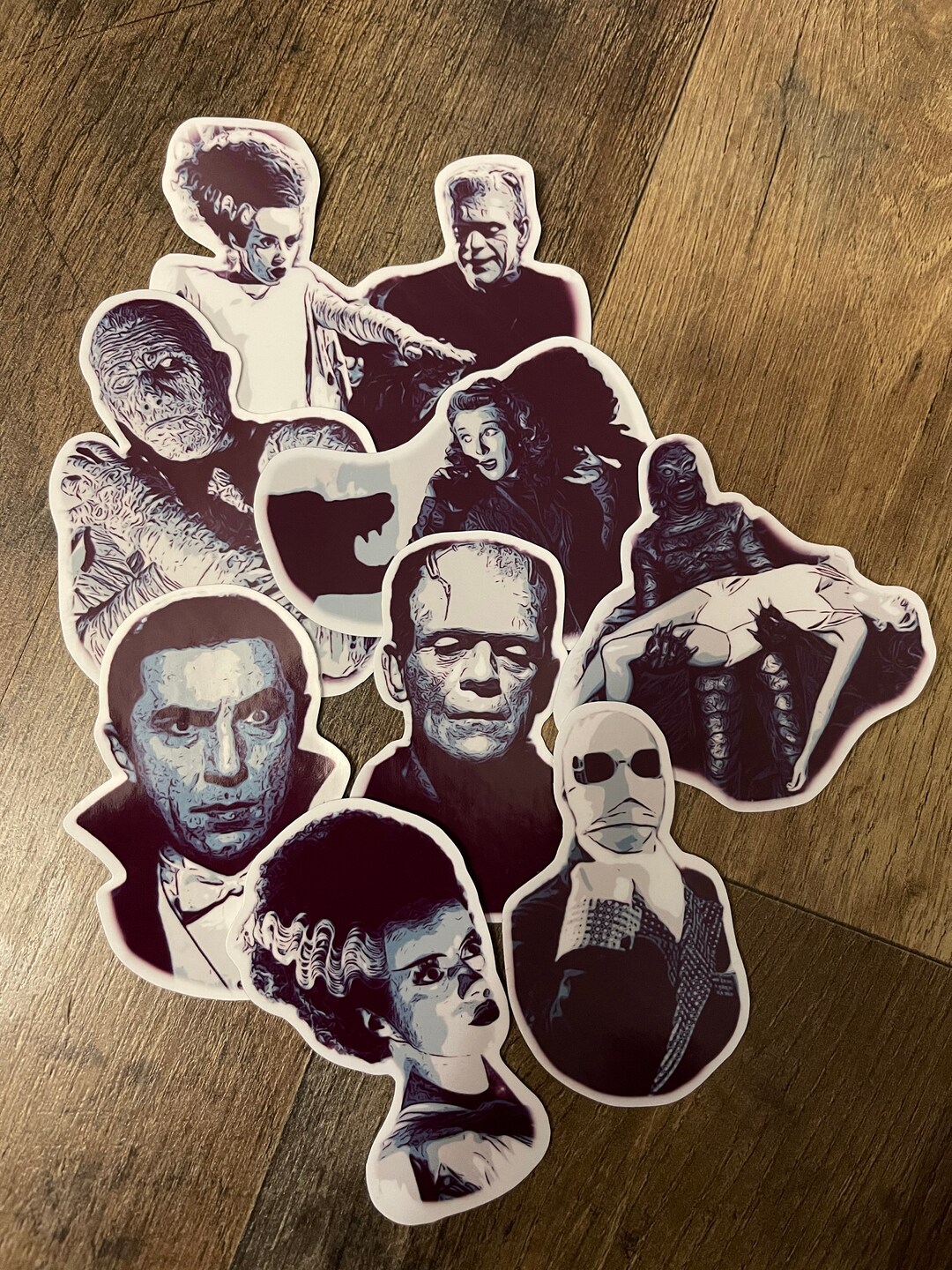 Classic Monster Sticker Pack 2 Horror - Etsy