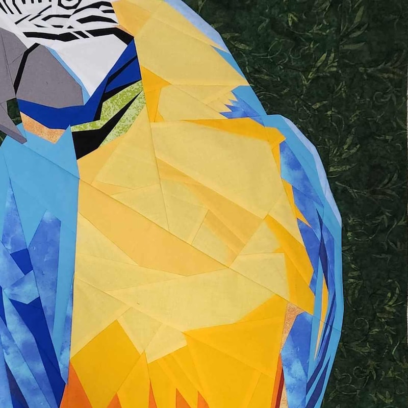 Parrot Quilt Pattern - Etsy