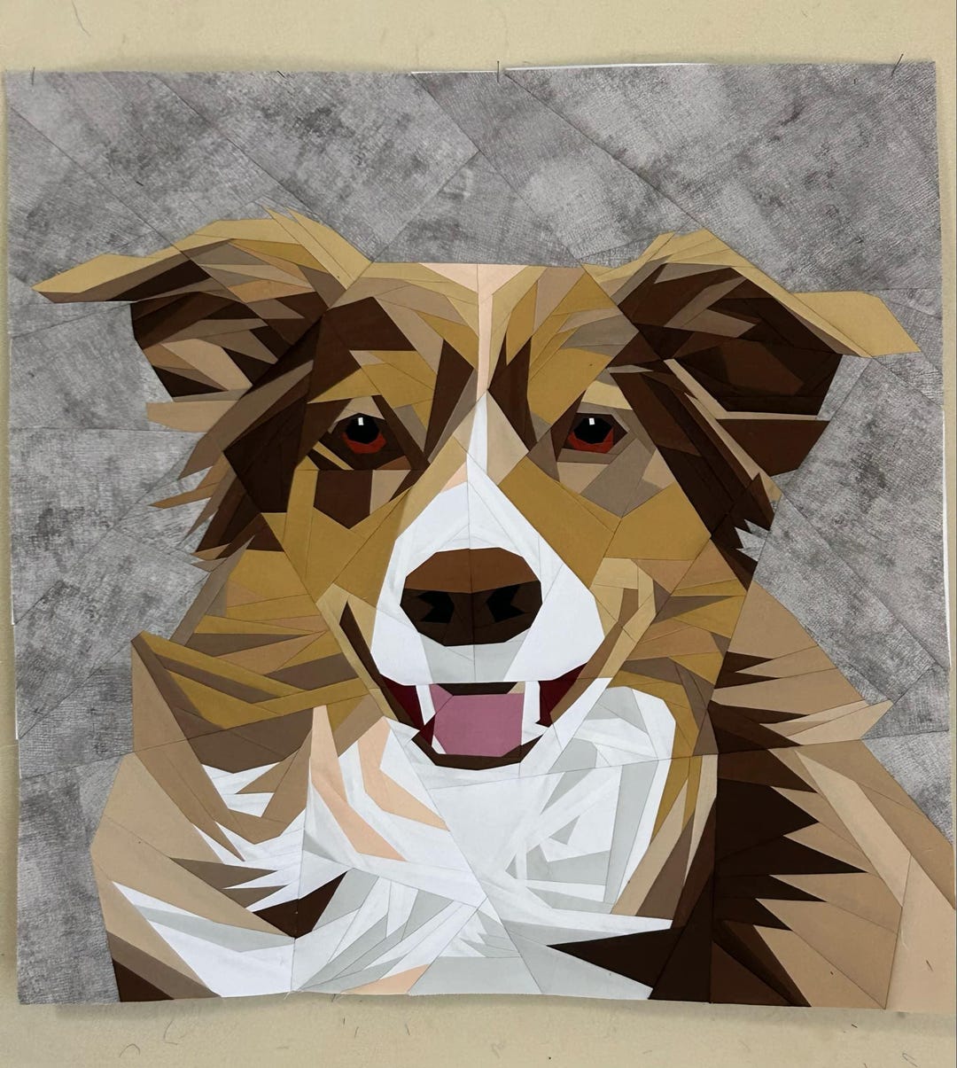 Australian Shepherd - Lucy Large Foundation Paper Pieced Block - Etsy